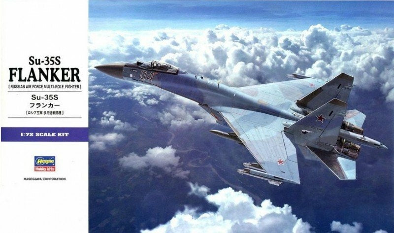 Hasegawa E44 1/72 Scale Model Kit Russian Air Force Sukhoi Su-35S Fla ...
