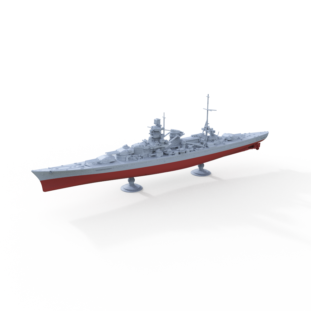 SSMODEL 710S Military Model Kit German Navy Scharnhorst 1943 Full Hull ...