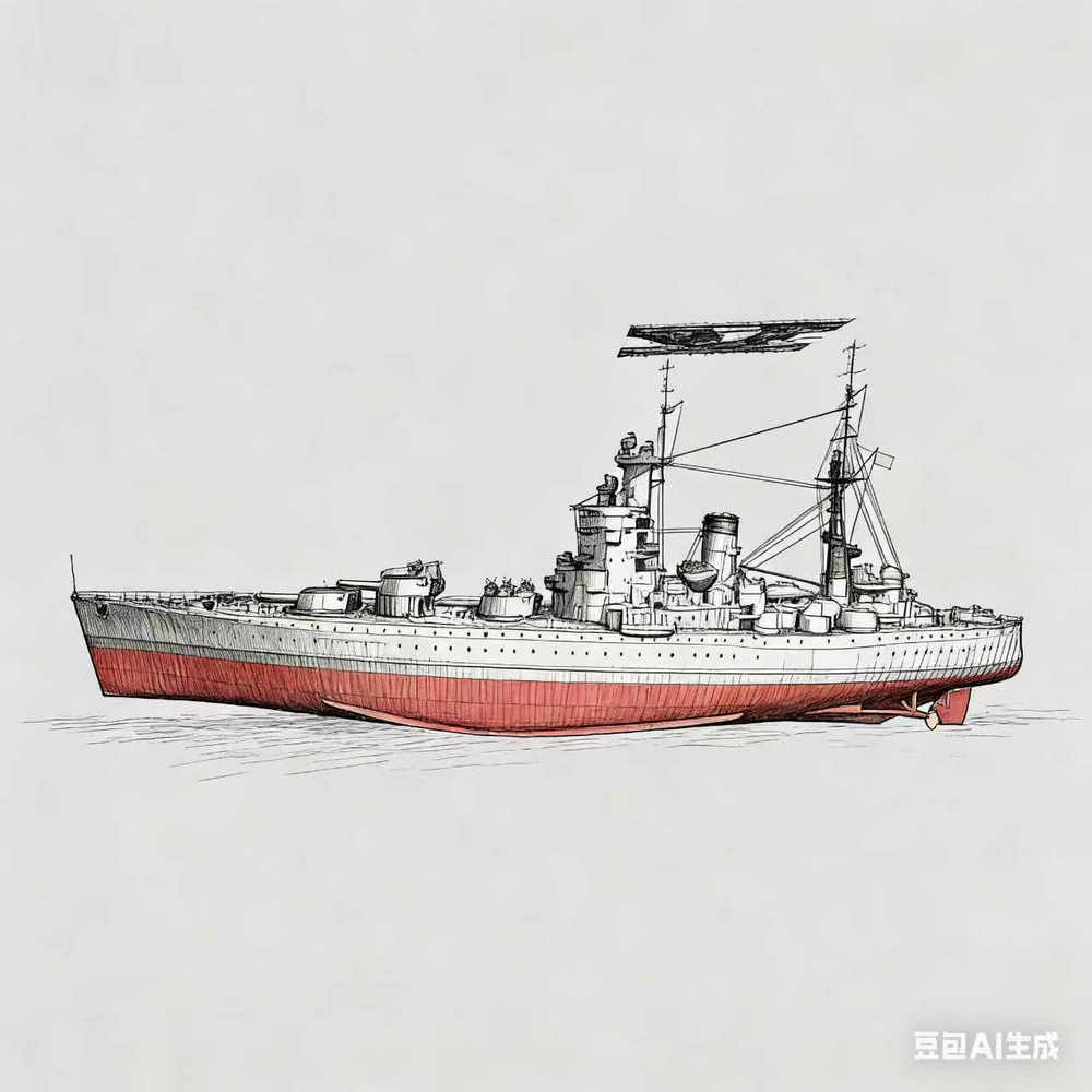 SSC140 Military Model HMS Nelson Class Nelson Battleship(28) Water Lin ...